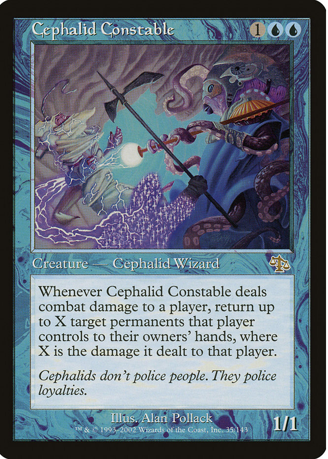 Cephalid Constable Magic: The Gathering Cards Price Guide - Sports Card ...