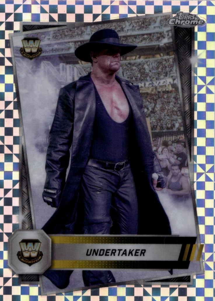 Undertaker 2025 Topps Chrome WWE #21 X-Fractor Price Guide - Sports Card Investor