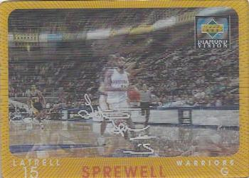 Latrell Sprewell 1997 UD Diamond Vision #S9 Signature Moves Price Guide ...