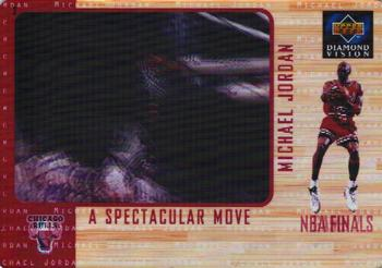 Michael Jordan 1997 UD Diamond Vision #2 Jordan Highlight Reel Price ...