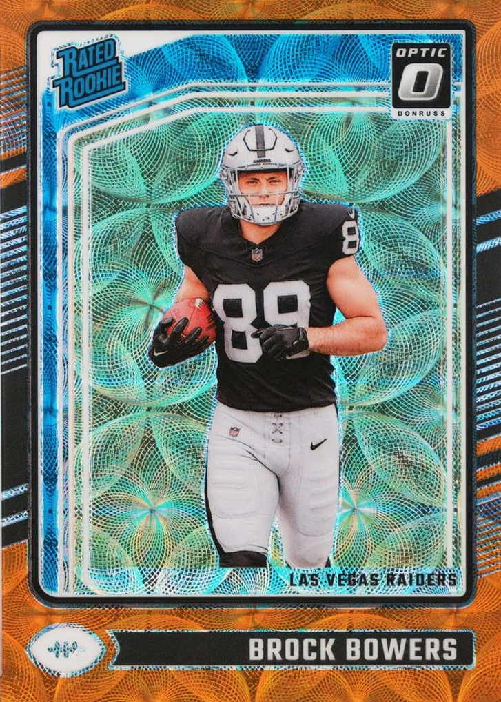 Brock Bowers 2024 Optic #215 Orange Scope /79 Price Guide - Sports Card ...