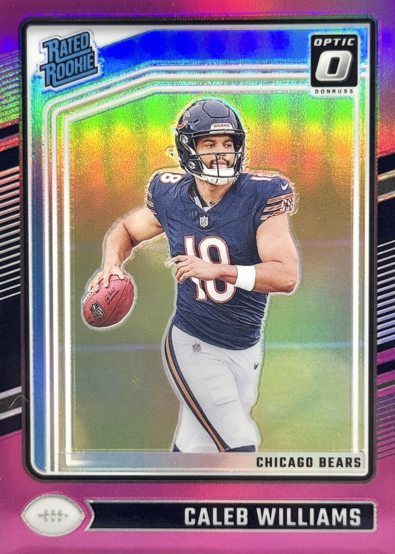 Caleb Williams 2024 Optic #201 Pink Price Guide - Sports Card Investor