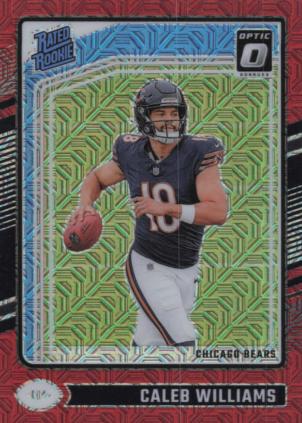 Caleb Williams 2024 Optic #201 Red Mojo Price Guide - Sports Card Investor