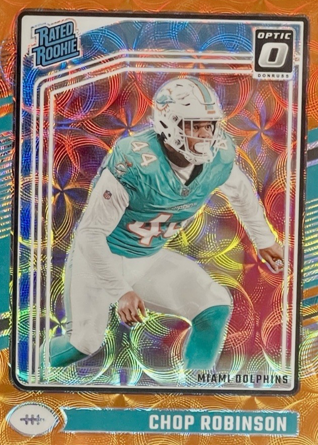 Chop Robinson 2024 Optic #219 Orange Scope /79 Price Guide - Sports ...