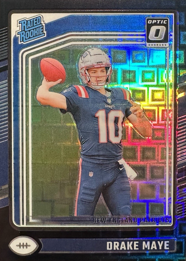 Drake Maye 2024 Optic #229 Black Pandora /25 Price Guide - Sports Card ...