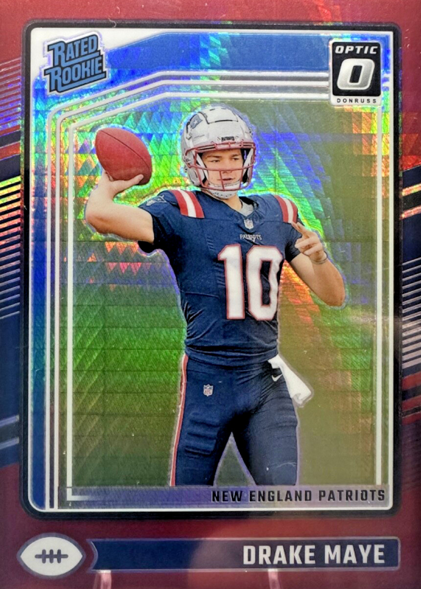 Drake Maye 2024 Optic #229 Red Hyper Price Guide - Sports Card Investor