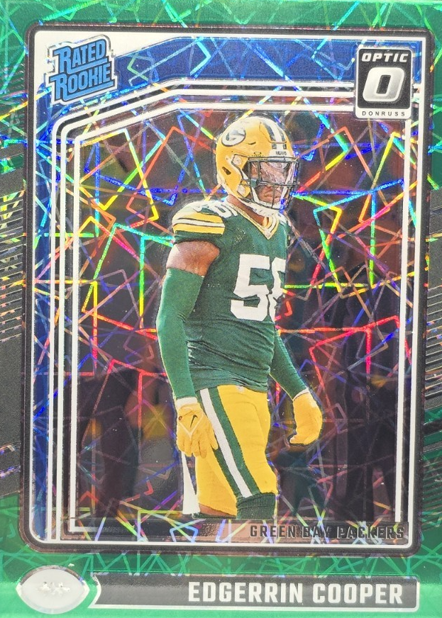 Edgerrin Cooper 2024 Optic #231 Green Velocity Price Guide - Sports ...