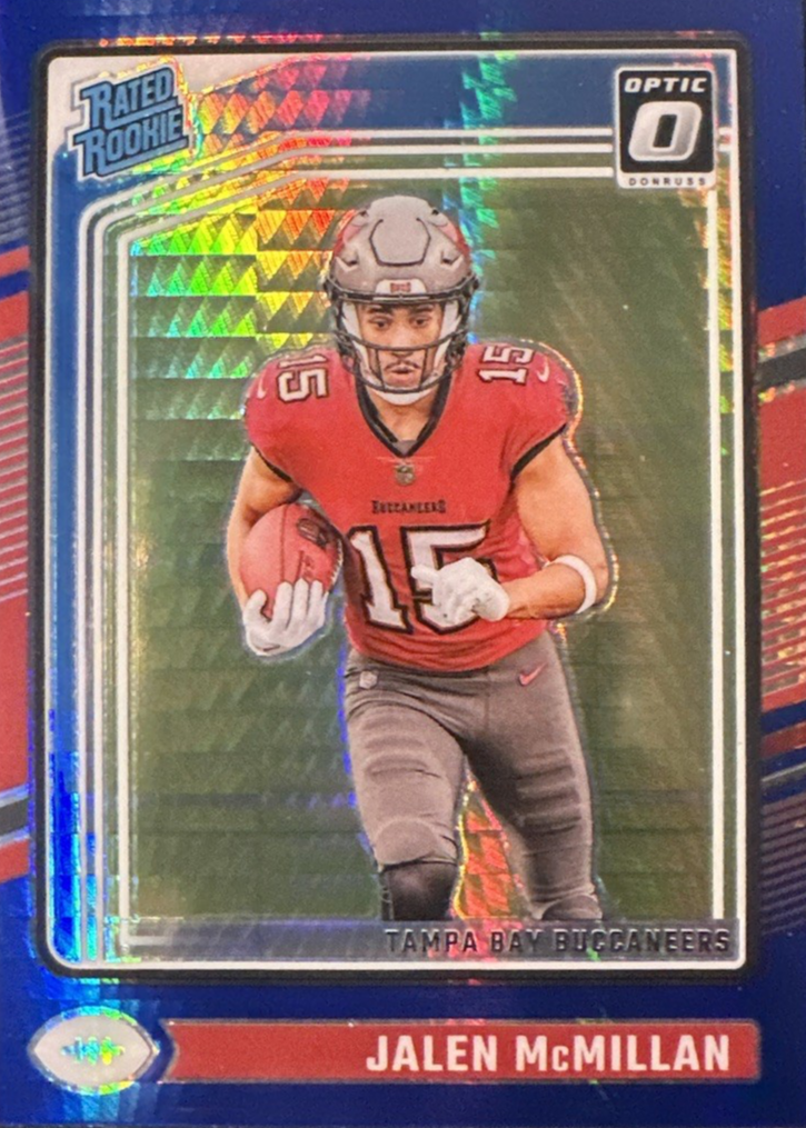 Jalen McMillan 2024 Optic #239 Blue Hyper Price Guide - Sports Card ...