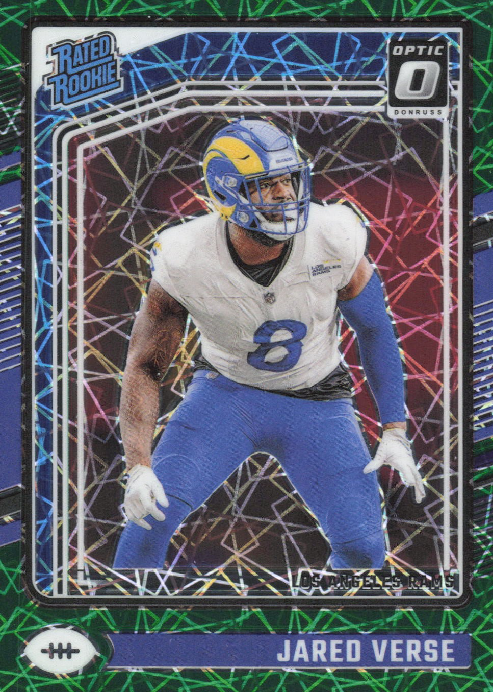 Jared Verse 2024 Optic #242 Green Velocity Price Guide - Sports Card Investor