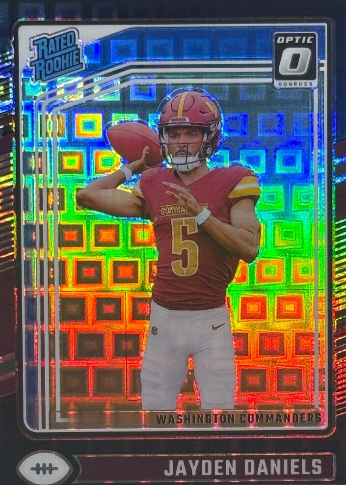 Jayden Daniels 2024 Optic #248 Black Pandora /25 Price Guide - Sports Card Investor