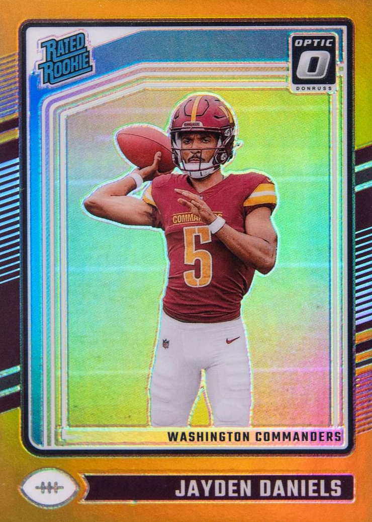Jayden Daniels 2024 Optic #248 Gold /10 Price Guide - Sports Card Investor