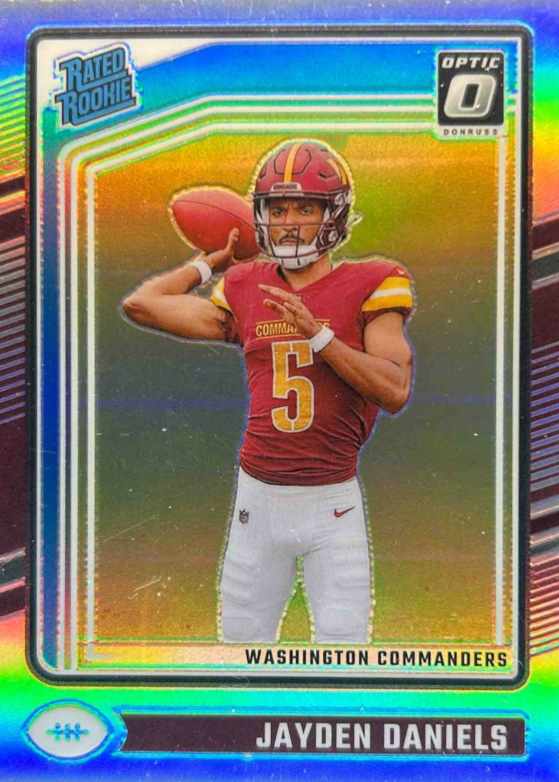 Jayden Daniels 2024 Optic #248 Holo Price Guide - Sports Card Investor
