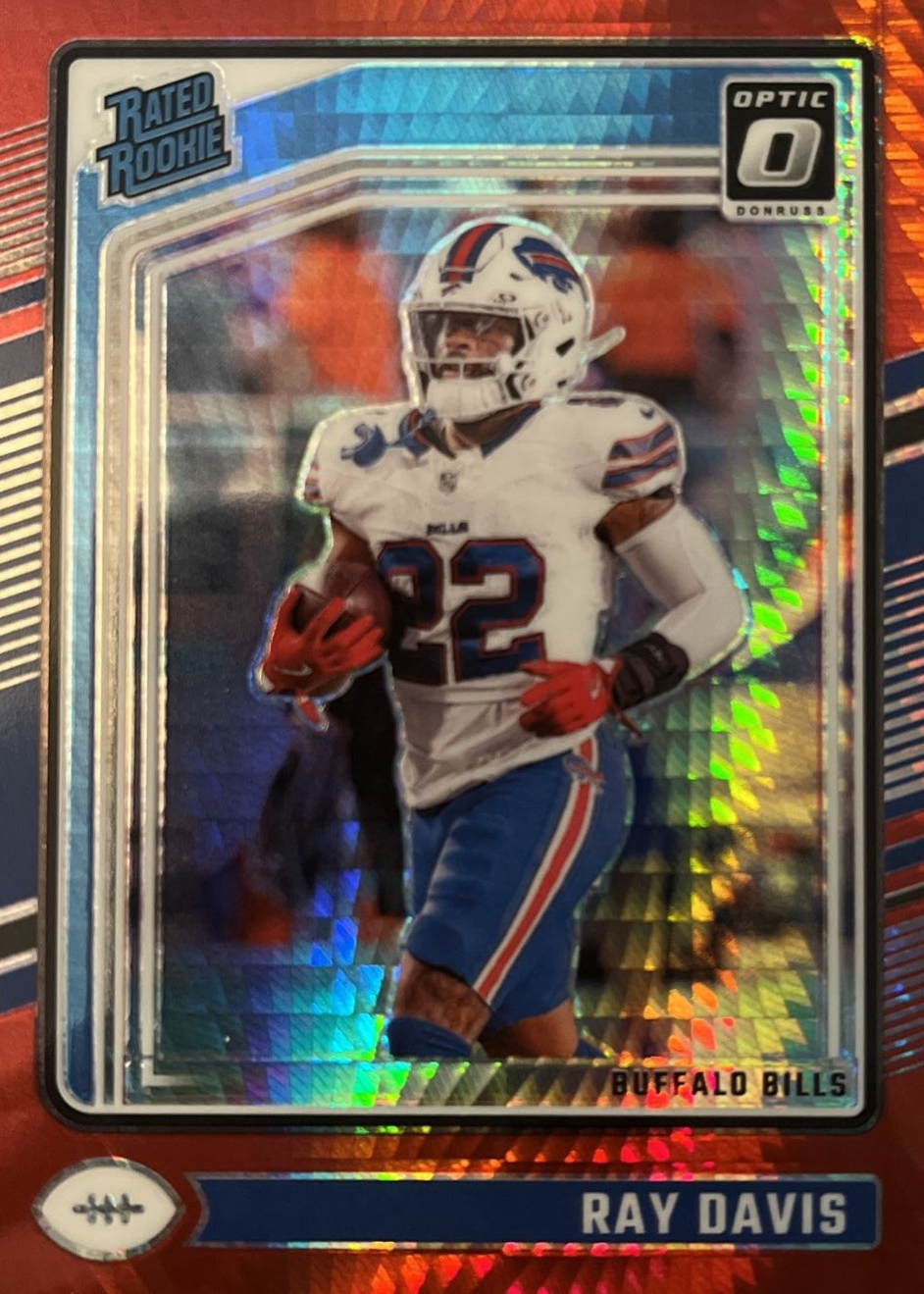 Ray Davis 2024 Optic #283 Red Hyper Price Guide - Sports Card Investor