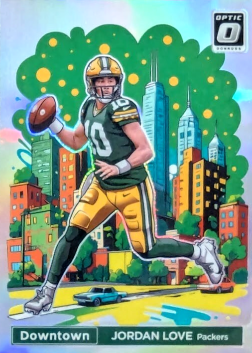 Jordan Love 2024 Optic #5 Downtown /(SSP) Price Guide - Sports Card ...