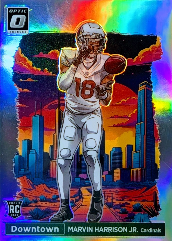 Marvin Harrison Jr. 2024 Optic #12 Downtown /(SSP) Price Guide - Sports ...