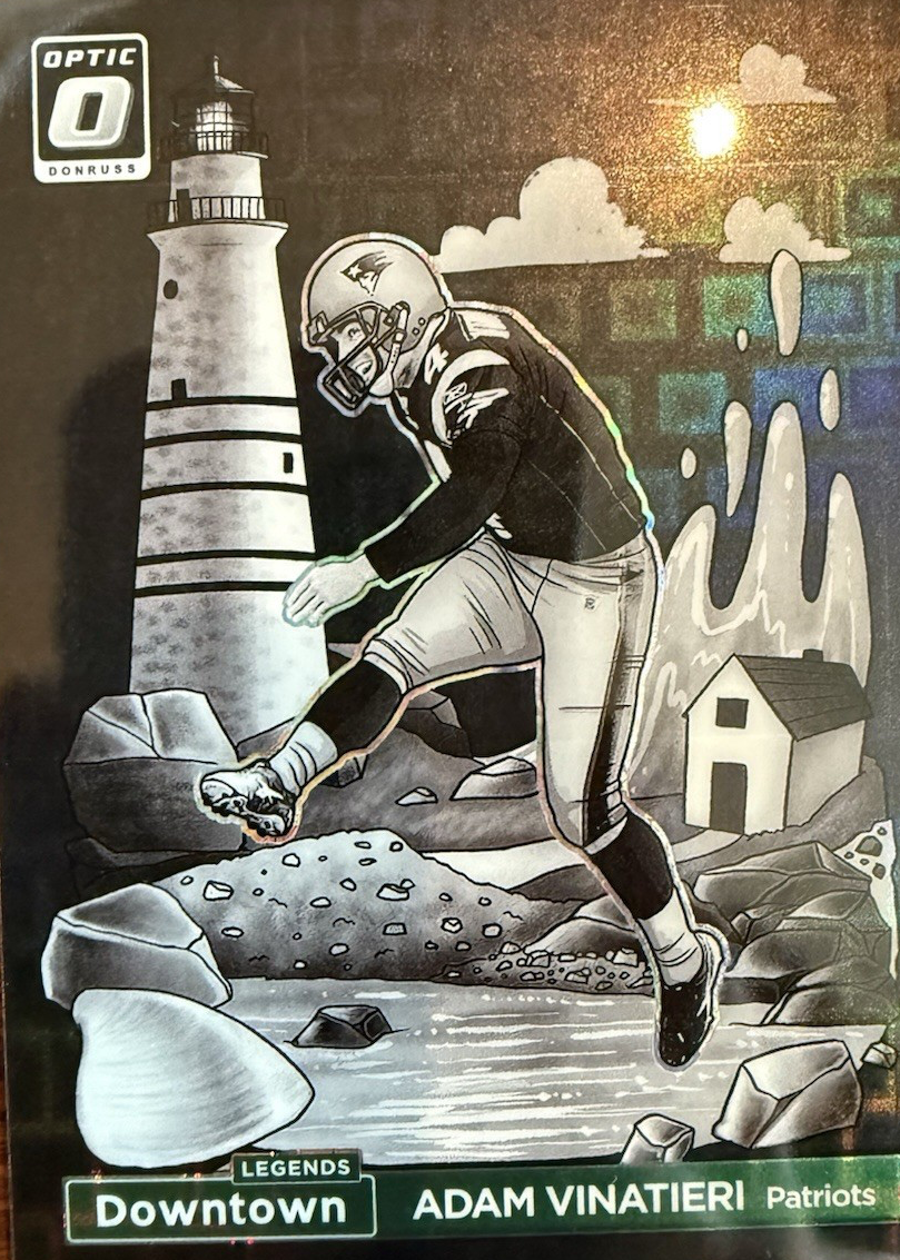 Adam Vinatieri 2024 Optic #9 Downtown Legends - Black Pandora /25 Price Guide - Sports Card Investor