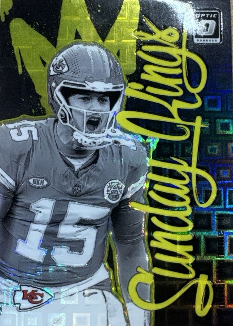 Patrick Mahomes II 2024 Optic #1 Sunday Kings - Black Pandora /25 Price ...