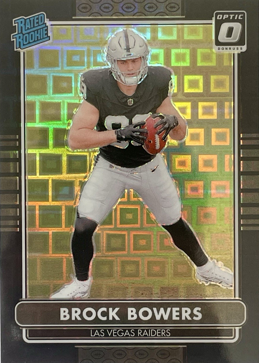 Brock Bowers 2024 Optic #7 2014 Retro Series - Black Pandora /25 Price ...