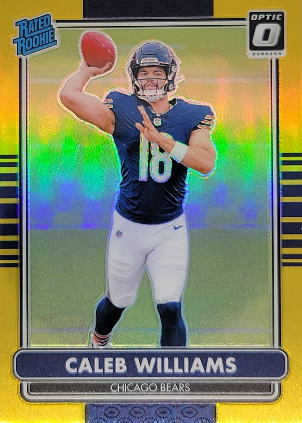 Caleb Williams 2024 Optic #1 2014 Retro Series - Gold /10 Price Guide ...