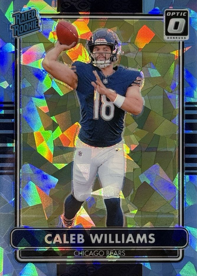 Caleb Williams 2024 Optic #1 2014 Retro Series - Ice /15 Price Guide ...