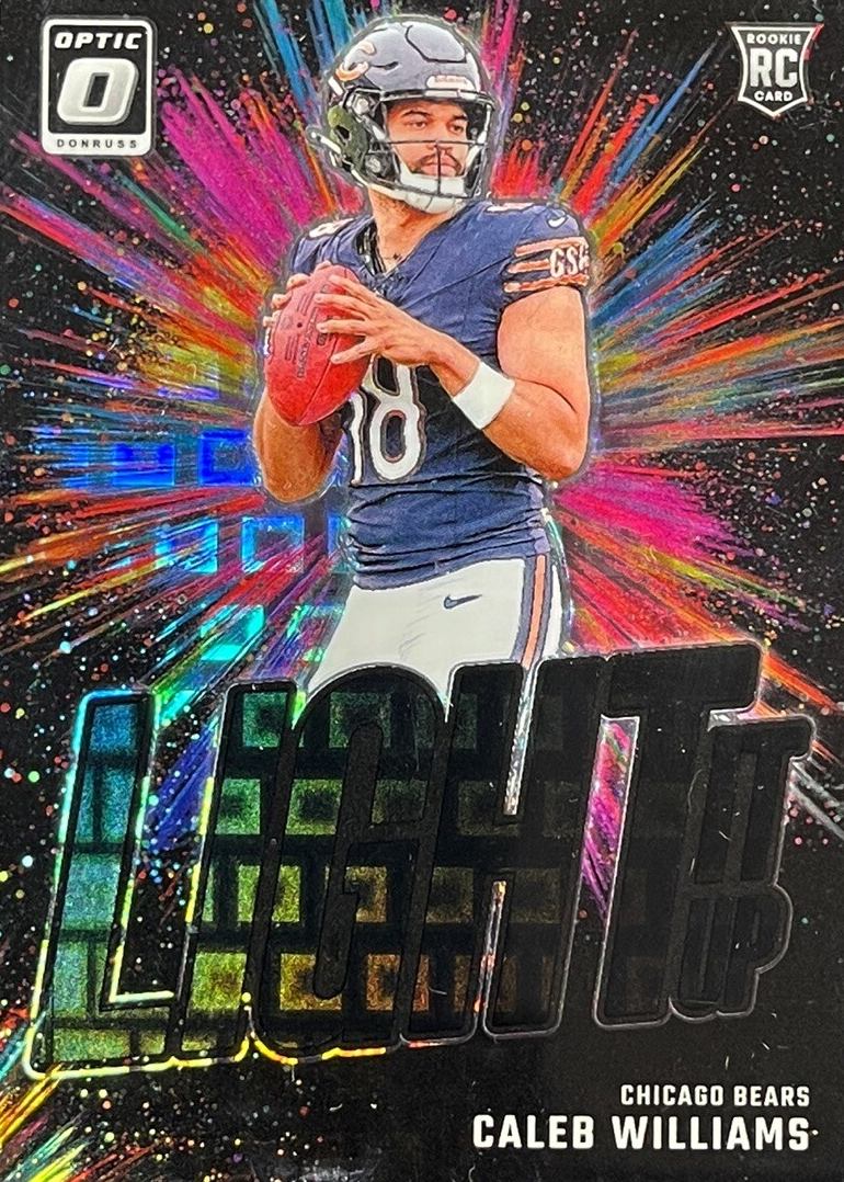 Caleb Williams 2024 Optic #1 Light It Up - Black Pandora /25 Price ...