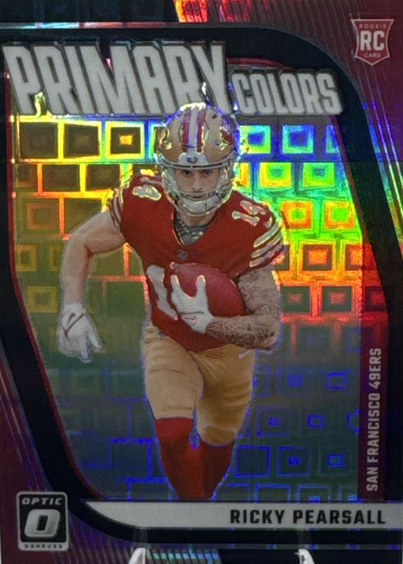 Ricky Pearsall 2024 Optic #11 Rookie Primary Colors - Black Pandora /25 ...