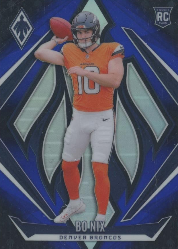 Bo Nix 2024 Phoenix #159 Blue Fade /249 Price Guide - Sports Card Investor
