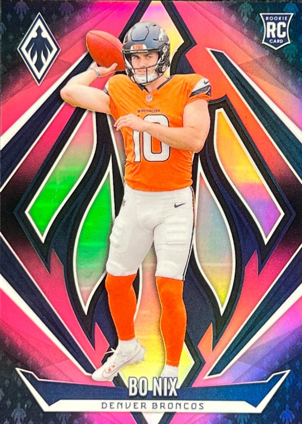 Bo Nix 2024 Phoenix #159 Pink Fade /88 Price Guide - Sports Card Investor