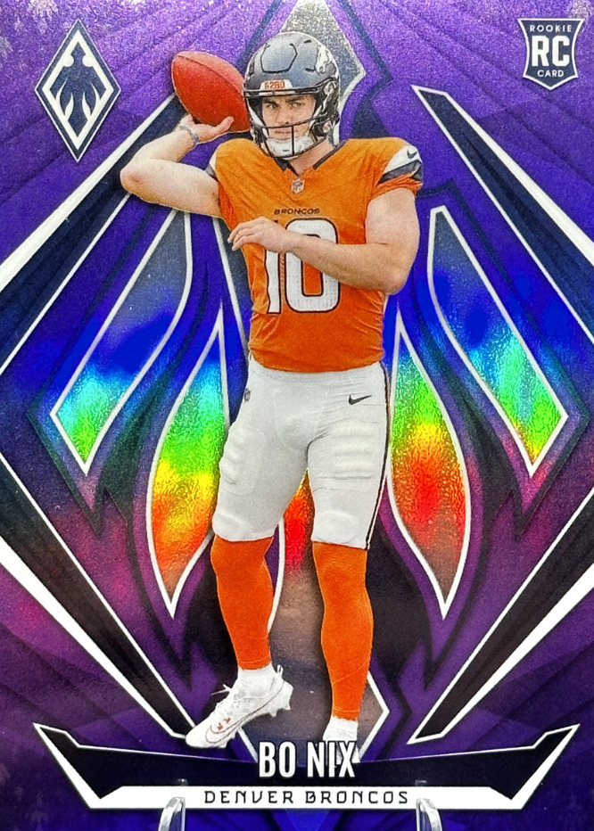 Bo Nix 2024 Phoenix #159 Purple Price Guide - Sports Card Investor