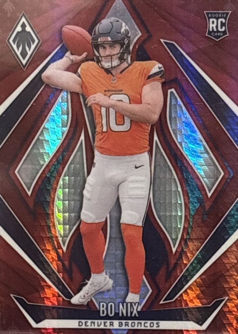 Bo Nix 2024 Phoenix #159 Red Hyper /140 Price Guide - Sports Card Investor