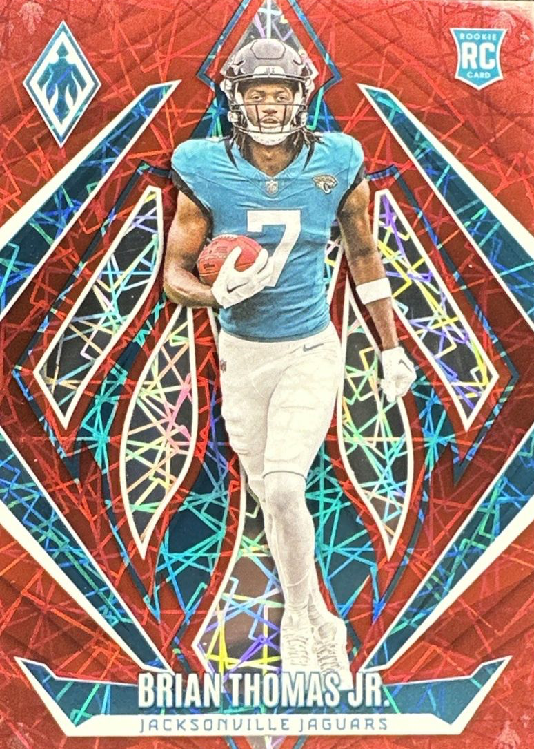 Brian Thomas Jr. 2024 Phoenix #164 Red Lazer /199 Price Guide - Sports ...