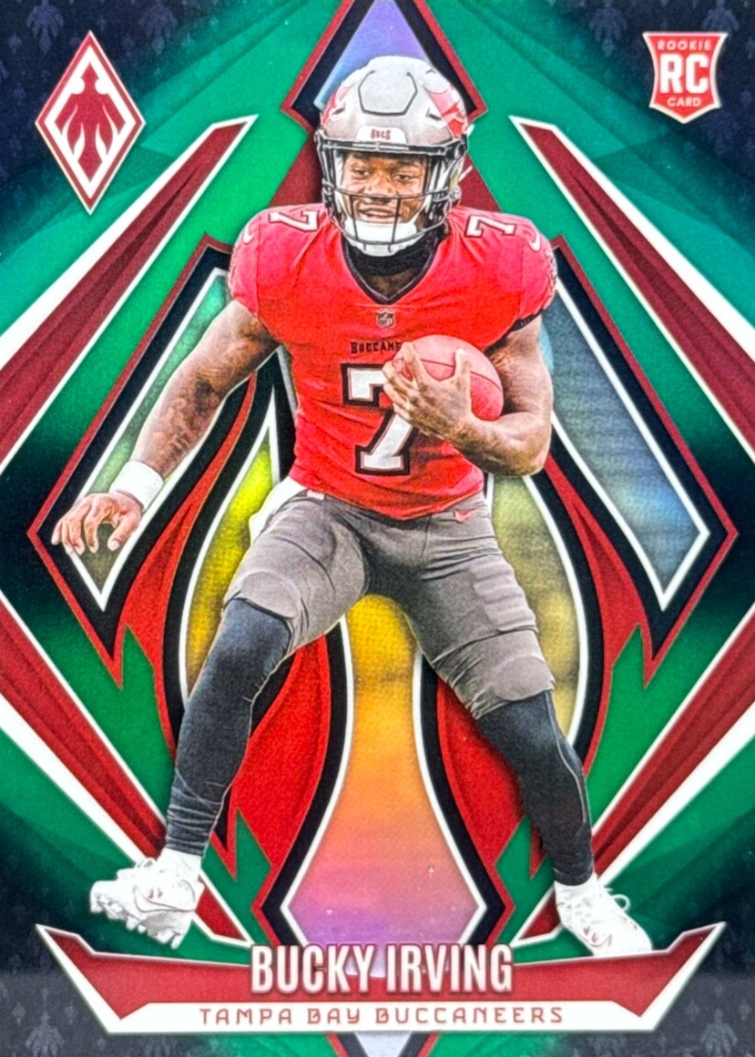 Bucky Irving 2024 Phoenix #166 Green Fade /199 Price Guide - Sports ...