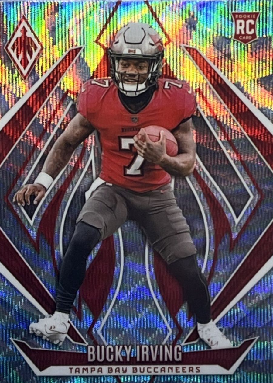Bucky Irving 2024 Phoenix #166 Wave Price Guide - Sports Card Investor