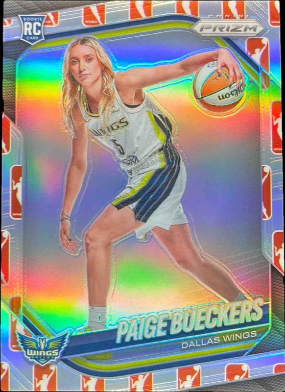 Paige Bueckers 2025 Prizm WNBA #147 Rookie Variation - WNBA Logo Price ...