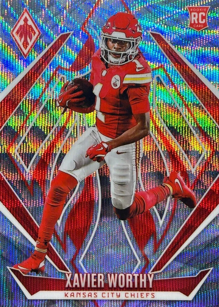 Xavier Worthy 2024 Phoenix #250 Wave Price Guide - Sports Card Investor
