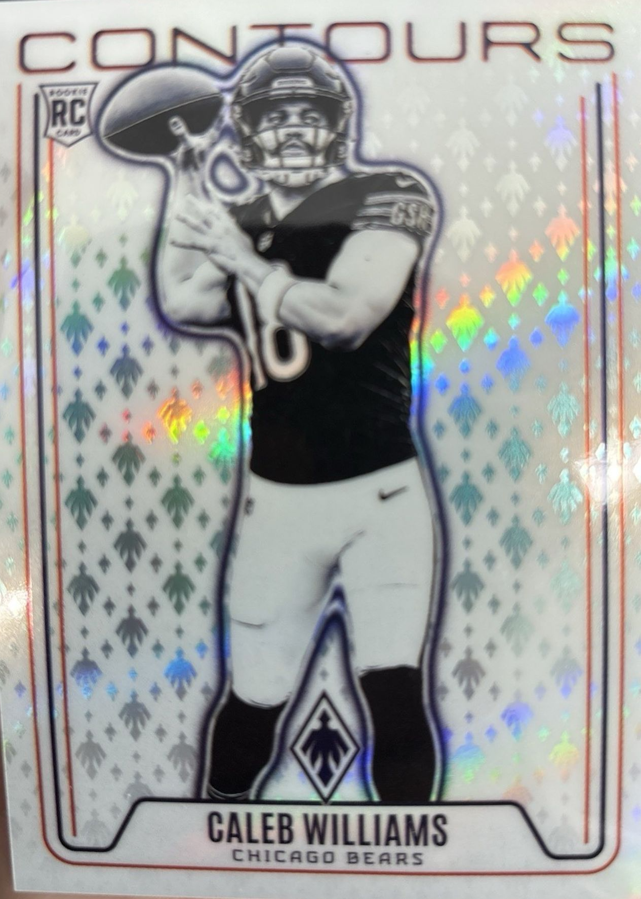 Caleb Williams 2024 Phoenix #CON-CWS Contours - Teal /40 Price Guide ...