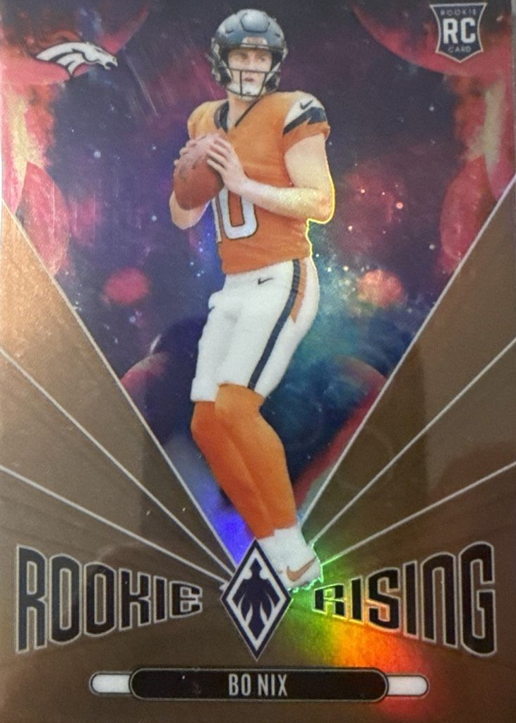 Bo Nix 2024 Phoenix #RR-BNX Rookie Rising - Bronze /75 Price Guide ...