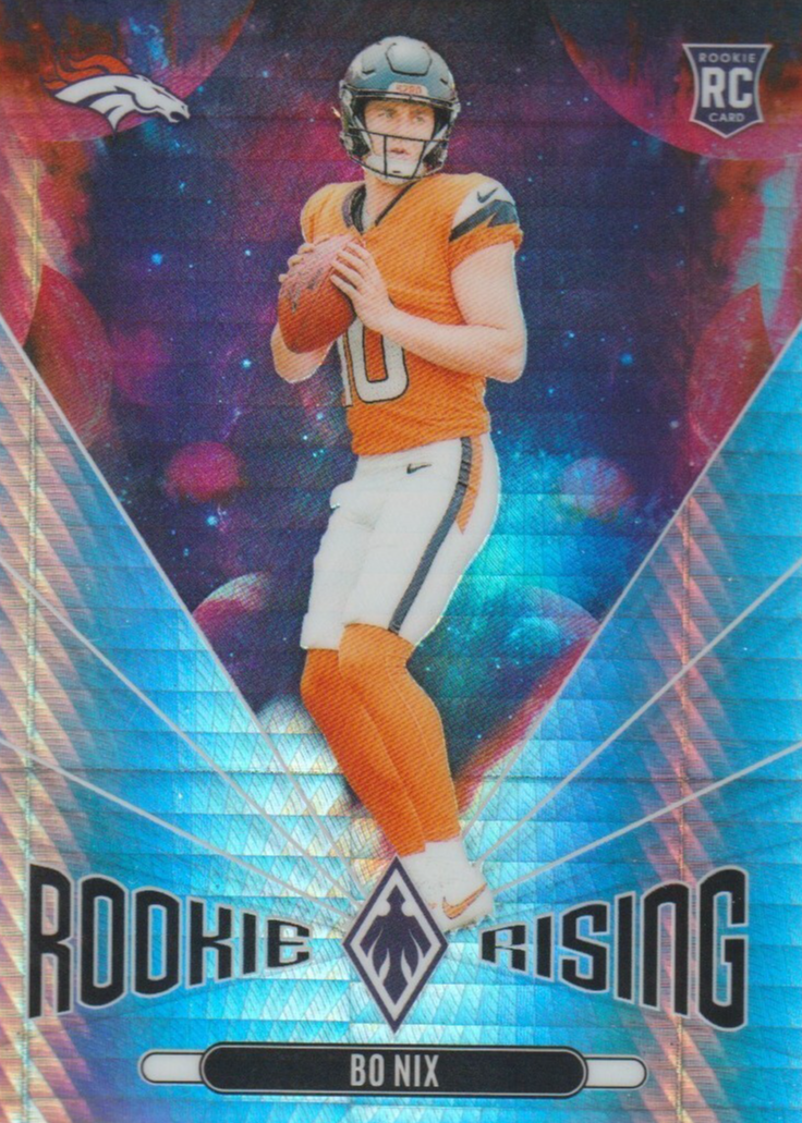 Bo Nix 2024 Phoenix #RR-BNX Rookie Rising - Hyper Price Guide - Sports ...