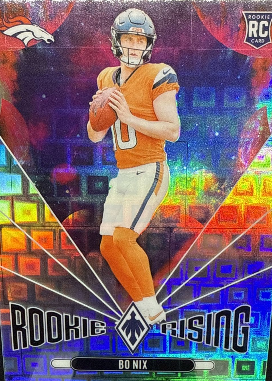 Bo Nix 2024 Phoenix #RR-BNX Rookie Rising - Pandora Price Guide ...