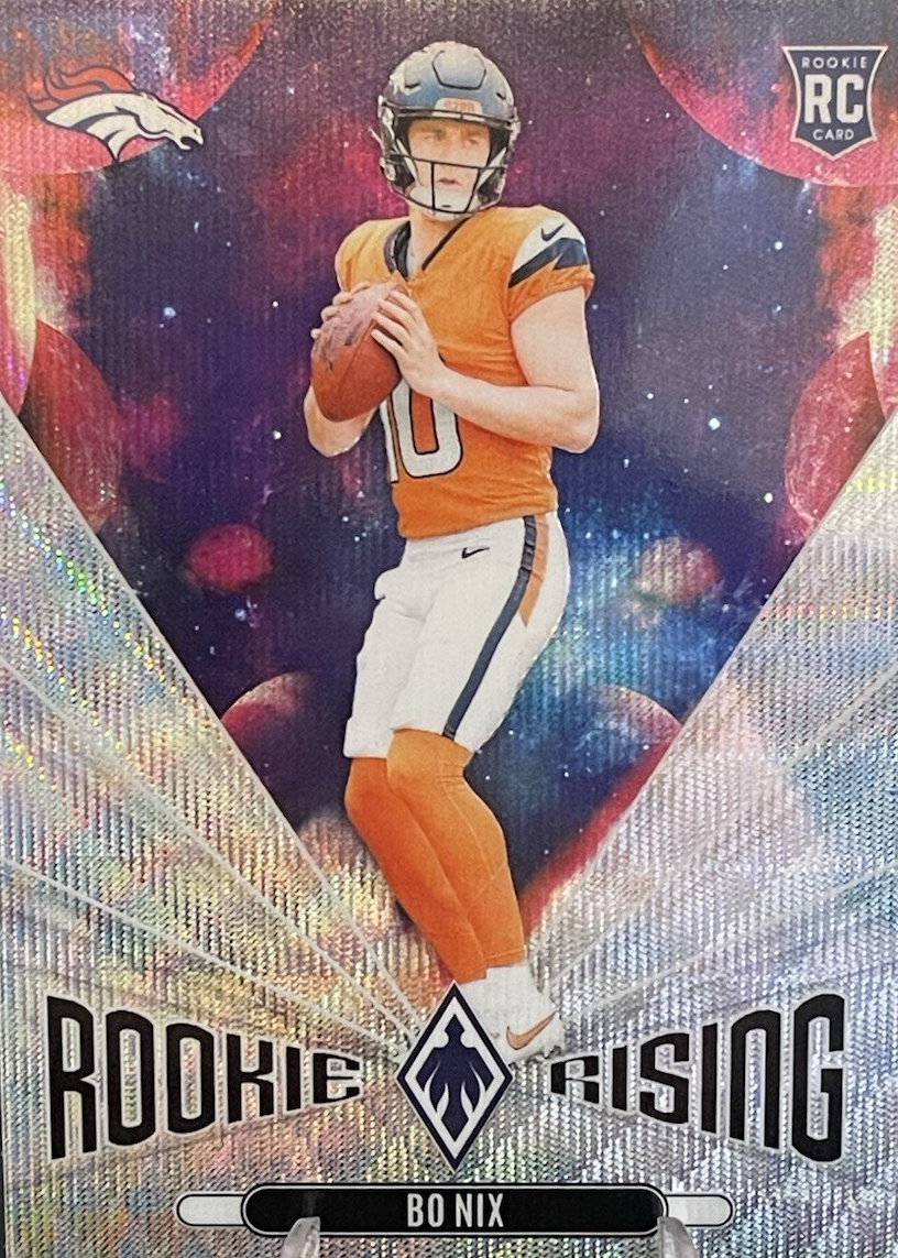 Bo Nix 2024 Phoenix #RR-BNX Rookie Rising - Wave Price Guide - Sports ...
