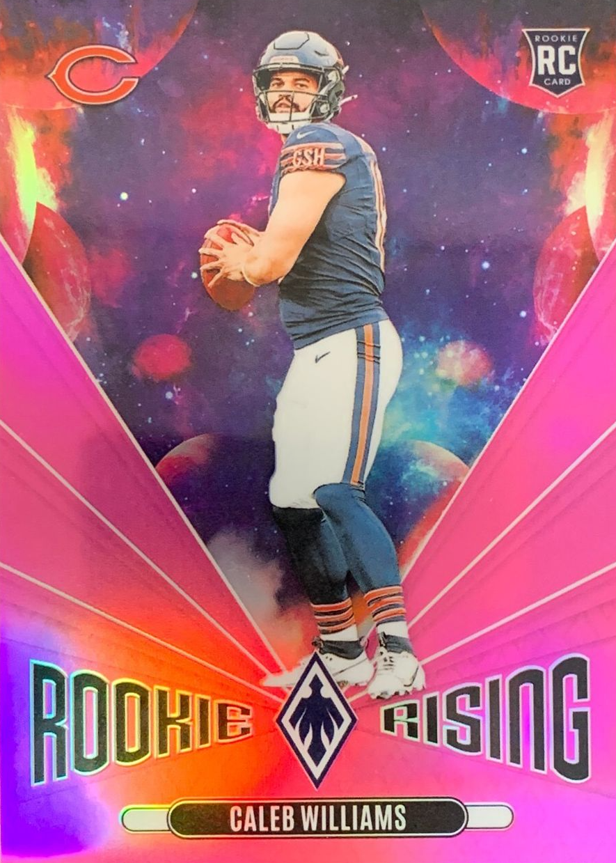 Caleb Williams 2024 Phoenix #RR-CWS Rookie Rising - Pink /80 Price ...
