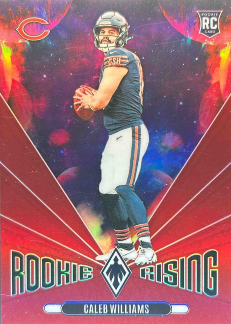 Caleb Williams 2024 Phoenix #RR-CWS Rookie Rising - Red /99 Price Guide ...