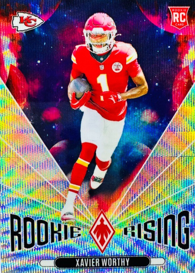 Xavier Worthy 2024 Phoenix #RR-XWY Rookie Rising - Wave Price Guide ...
