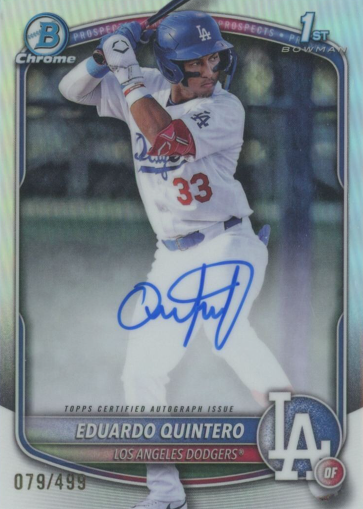 Eduardo Quintero Baseball Cards Price Guide - Sports Card Investor