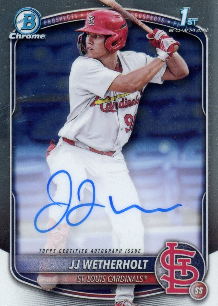 JJ Wetherholt Baseball Cards Price Guide - Sports Card Investor