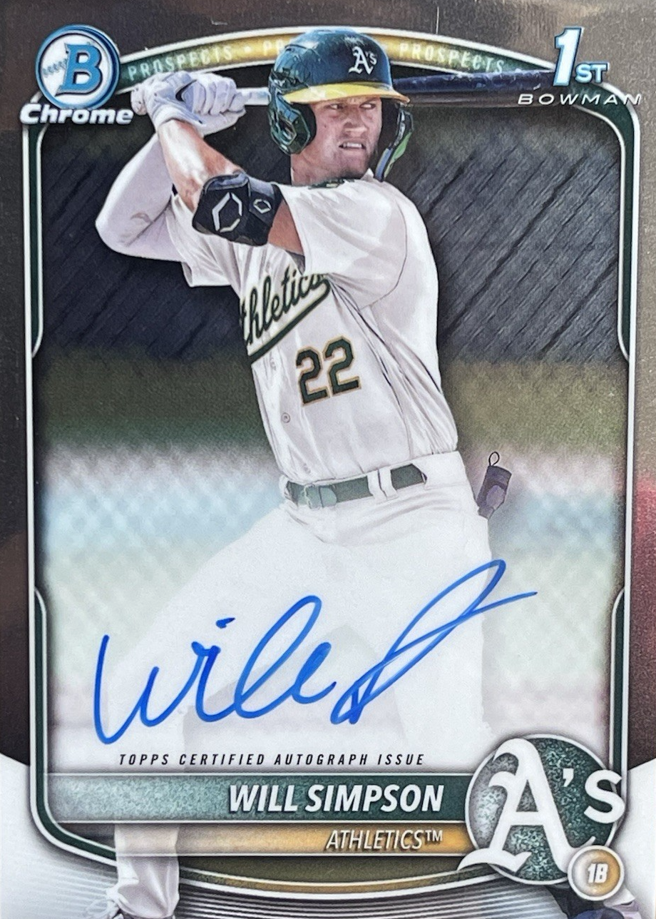 Will Simpson Baseball Cards Price Guide - Sports Card Investor