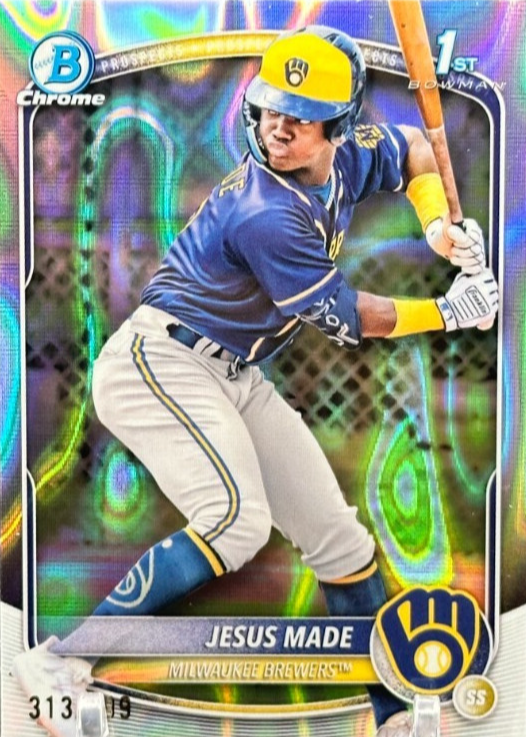 Jesus Made 2025 Bowman #BCP-50 Chrome Prospects - Lava Refractor /399 ...