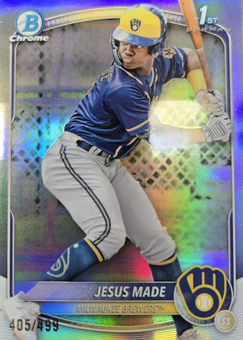 Jesus Made 2025 Bowman #BCP-50 Chrome Prospects - Refractor /499 (1st ...