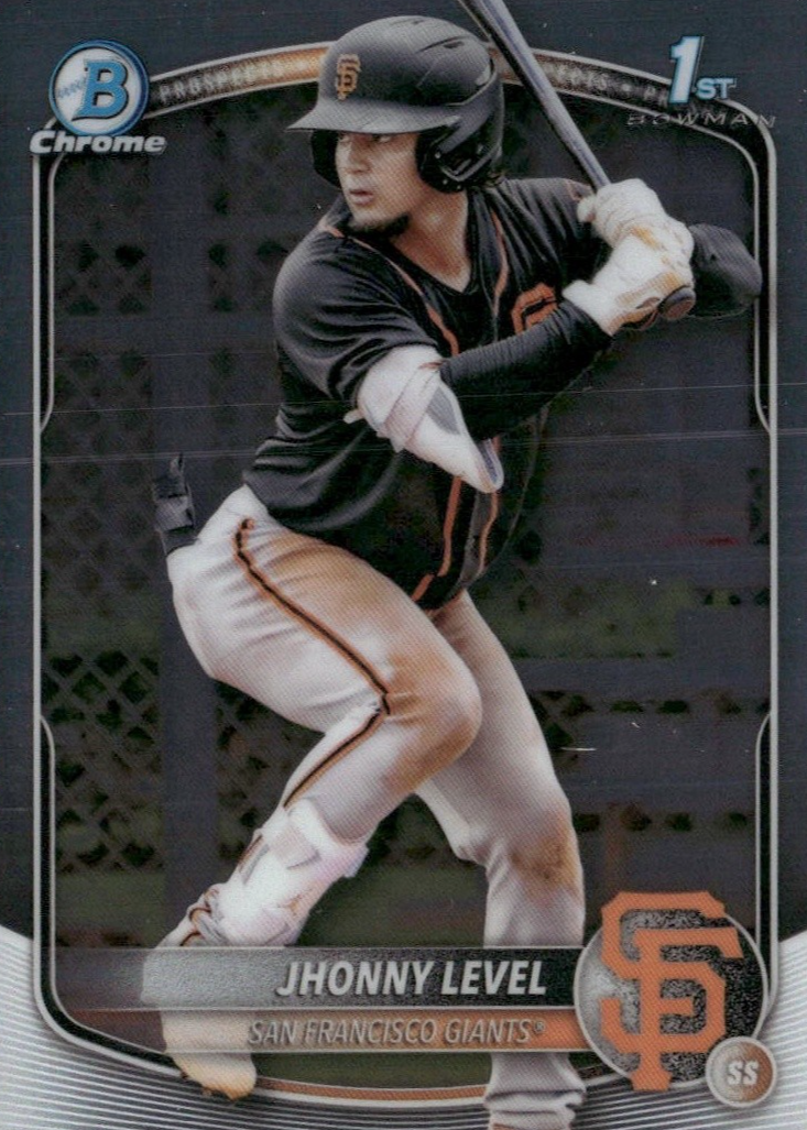 Jhonny Level 2025 Bowman #BCP-147 Chrome Prospects (1st) Price Guide ...