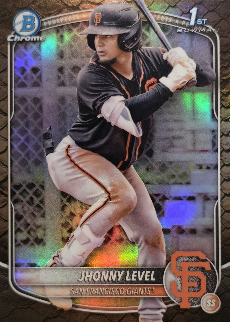 Jhonny Level 2025 Bowman #BCP-147 Chrome Prospects - Reptilian ...